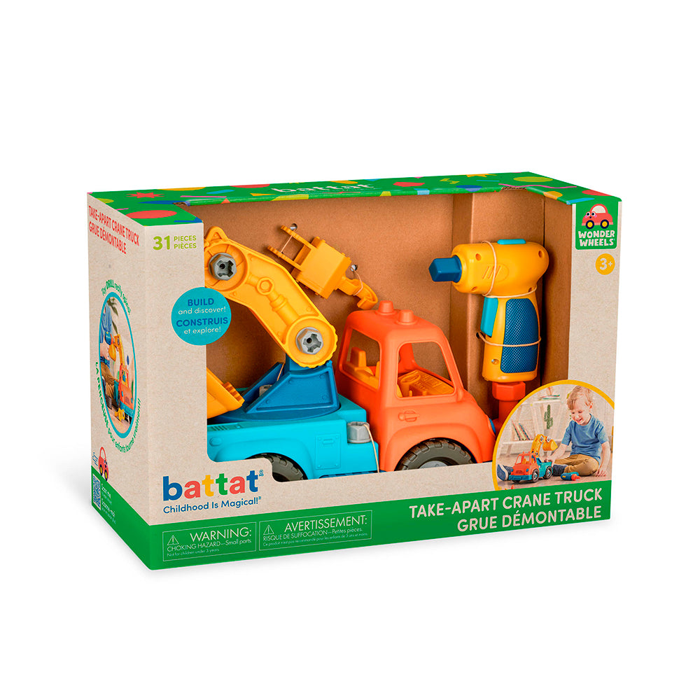 Battat Take-Apart Crane Truck Toytown – Toytown Toronto