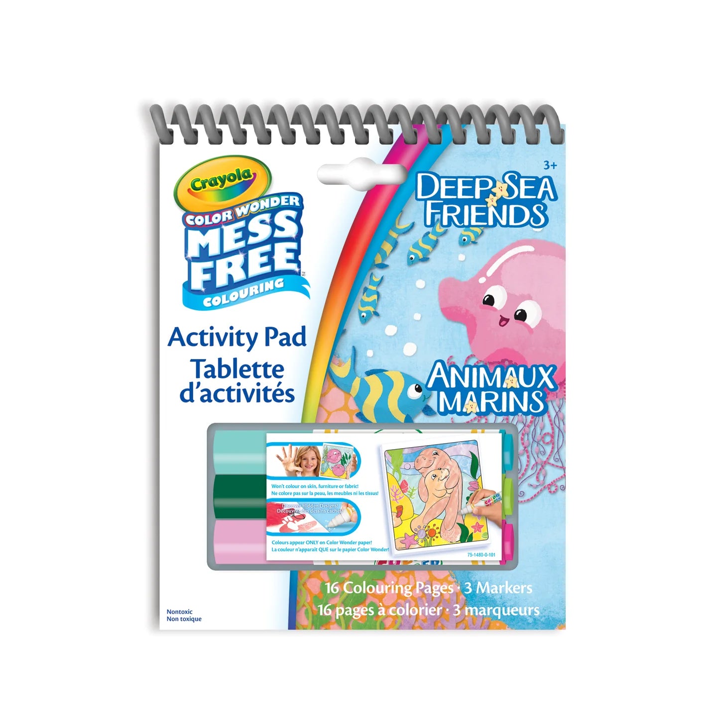 Crayola Colour Wonder Travel Activity Pad Deep Sea Friends Toytown ...