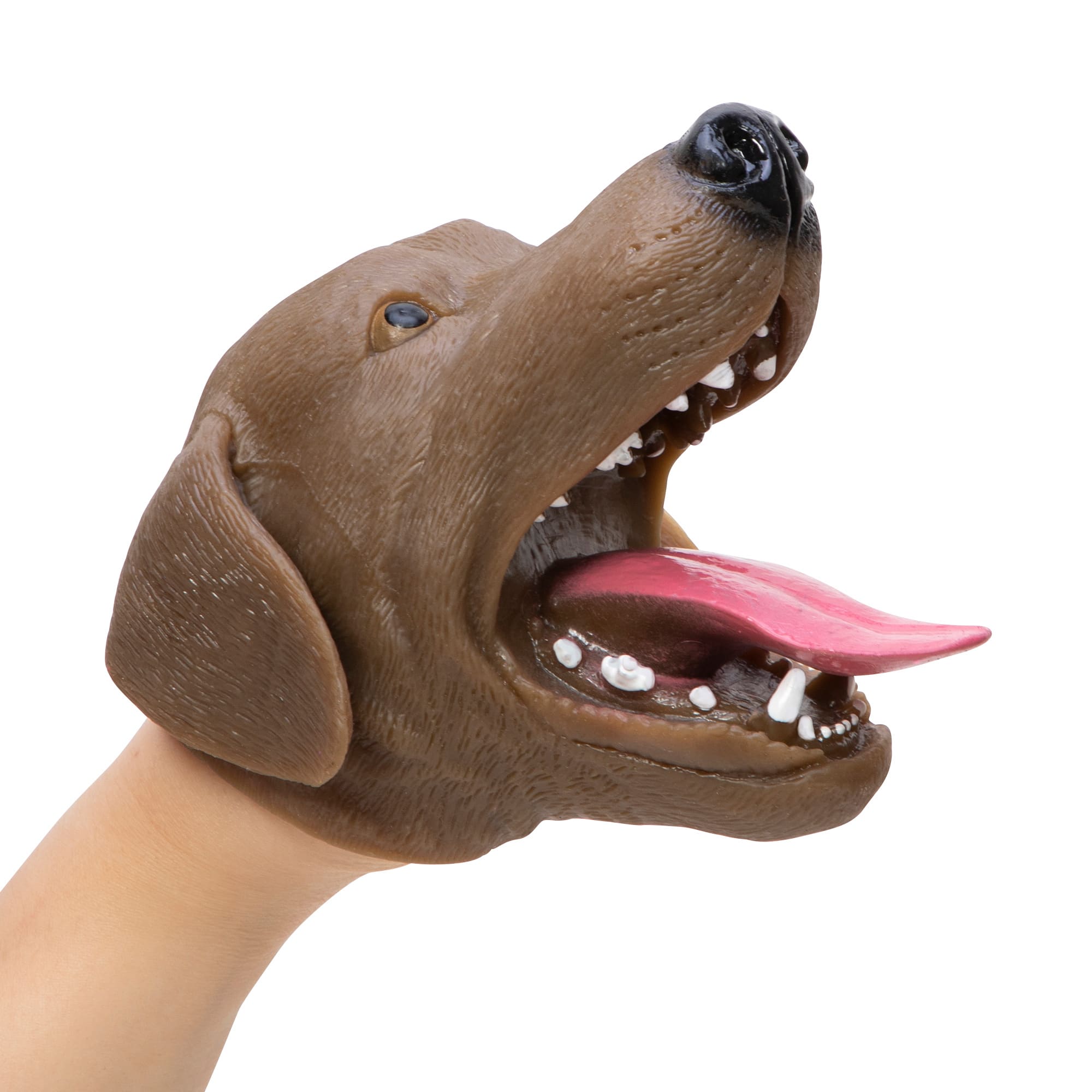 Rubber hand dog toy store