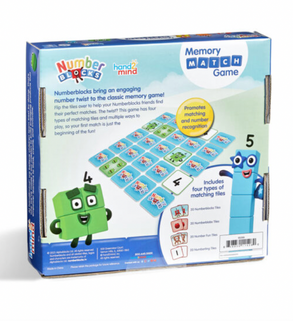 Numberblocks Memory Match Game Toytown – Toytown Toronto