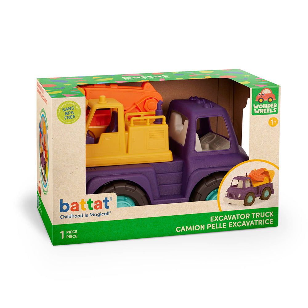 Battat - Wonder Wheels Excavator Truck Toytown – Toytown Toronto