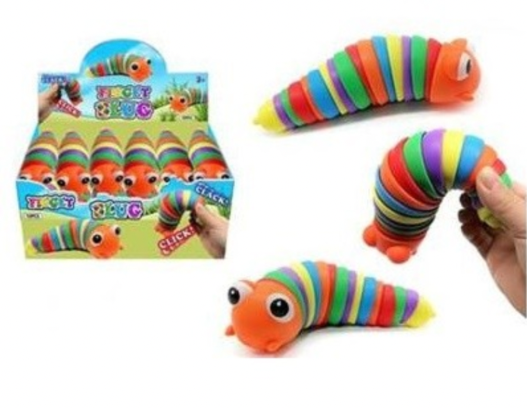 Rainbow Fidget Wiggly Caterpillar Toytown – Toytown Toronto