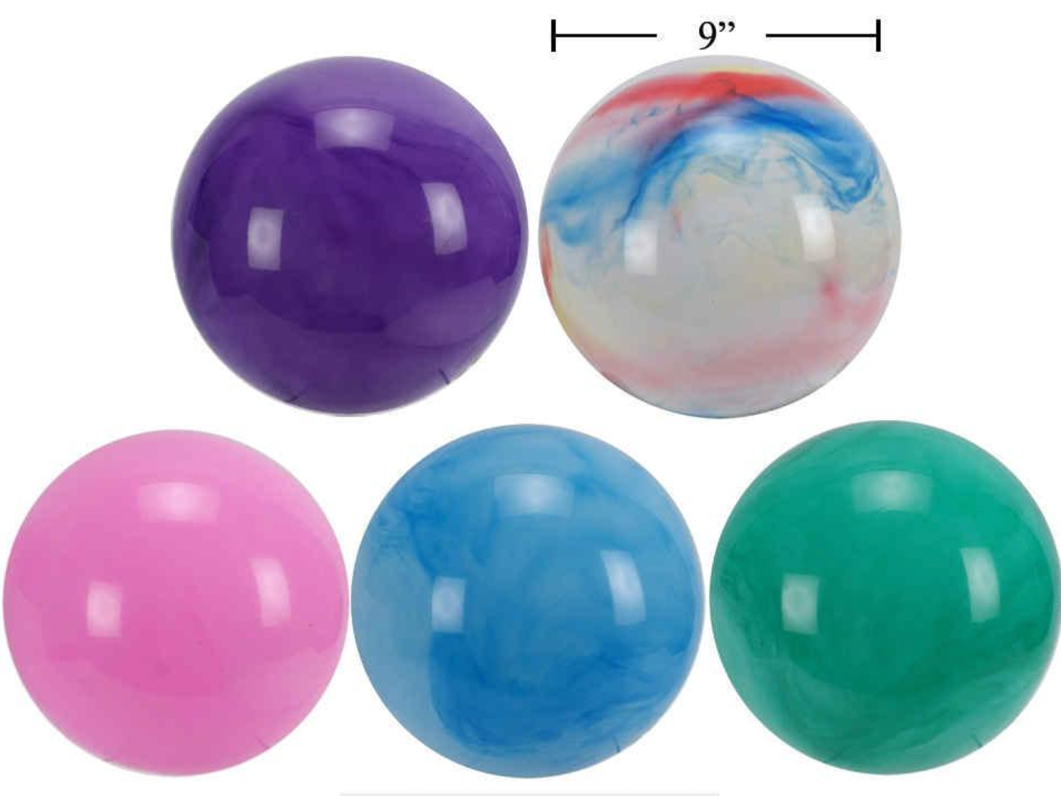 9" Marble Playground Ball Assorted Toytown – Toytown Toronto