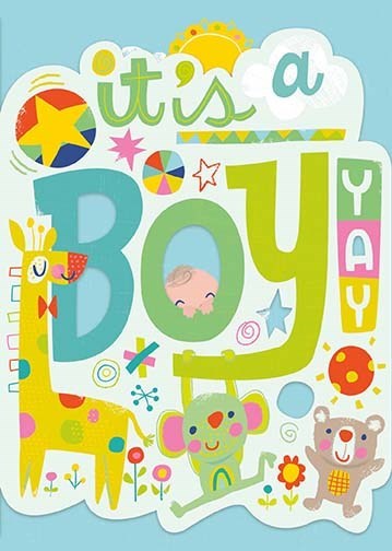 It's a Boy, Yay! Card Toytown – Toytown Toronto