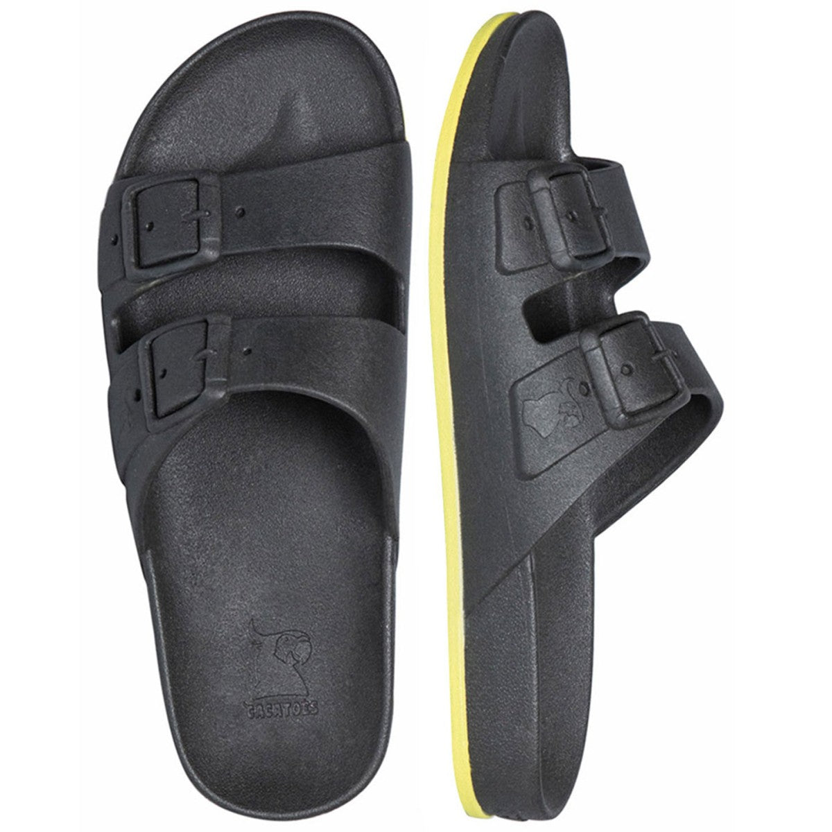 Cacatoes Brasilia - Carbone Yellow Fluo Scented Sandals - Kids/Teen ...
